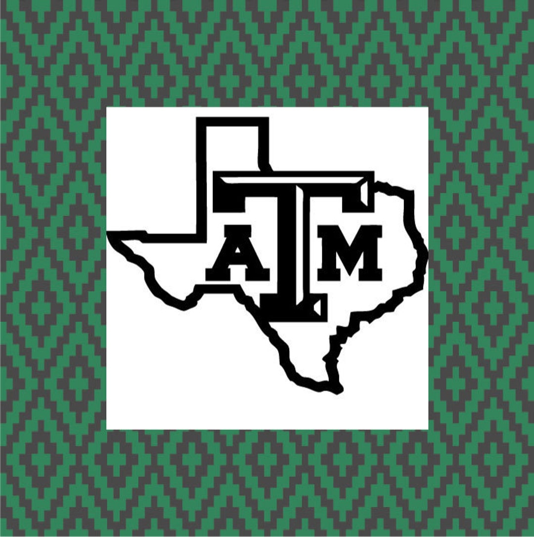 Texas College Sticker / Many Colors and Sizes to Choose From / Stickers ...