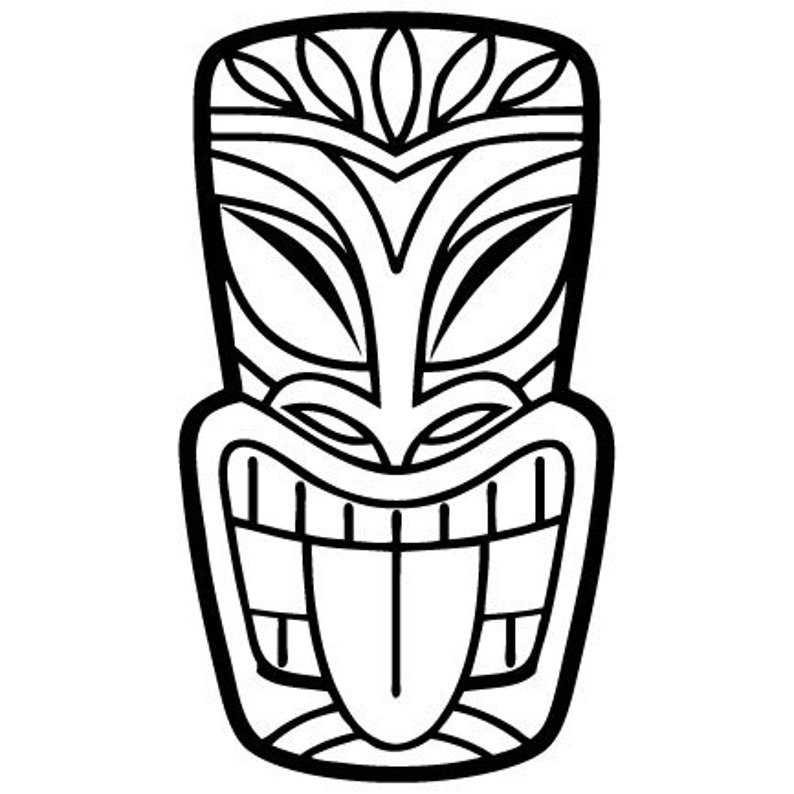 Tiki Vinyl Stickers / Many Colors Sizes and Styles to Choose From ...