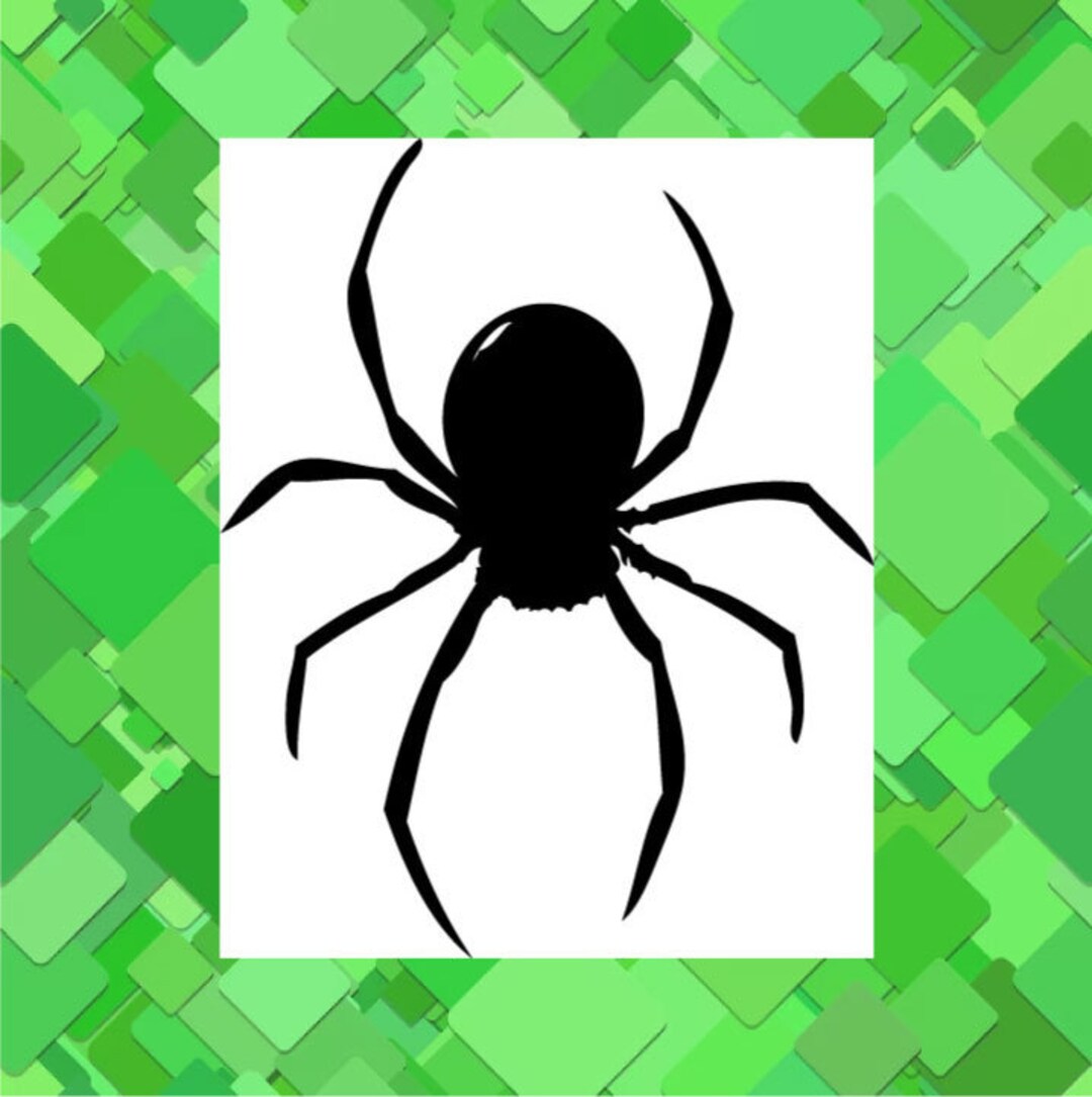 Spider Vinyl Sticker / Creepy Sticker / Many Colors and Sizes to Choose ...
