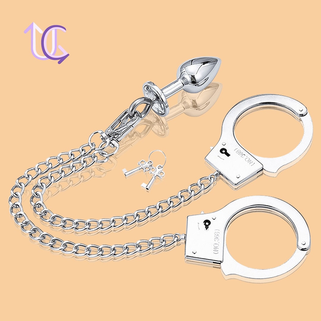 Butt Plug With Handcuffs Butt Plugs Chained - Etsy UK