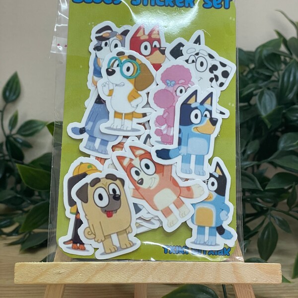 Bluey Tooth Fairy Stickers - Etsy Australia