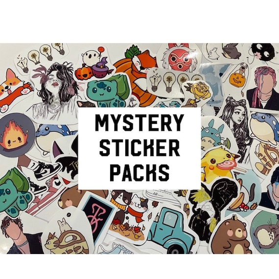 Mystery Sticker Packs - Etsy