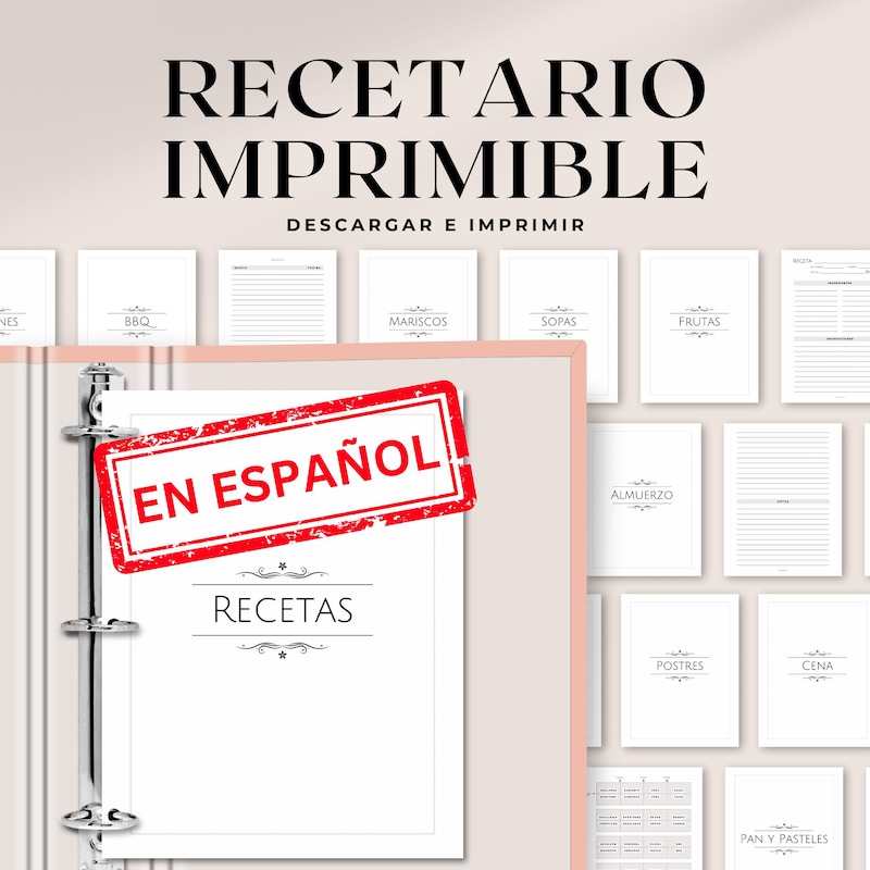 Spanish Binder Covers - Etsy