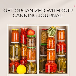 Printable Canning Journal | Canning Inventory Sheet for Your Kitchen ...