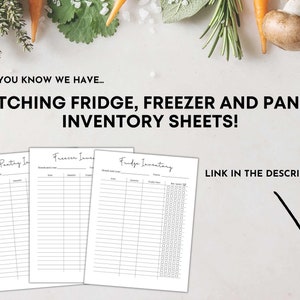 Printable Canning Journal | Canning Inventory Sheet for Your Kitchen ...