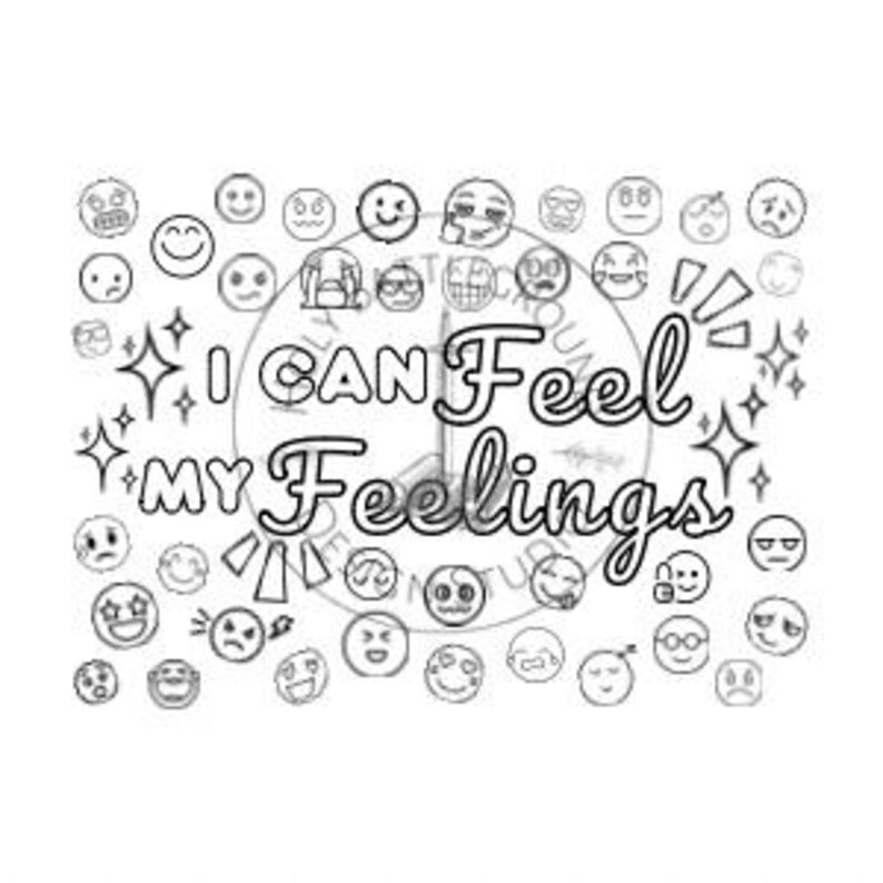 Printable Affirmation and Coping Tools Coloring Pages for Adults and ...