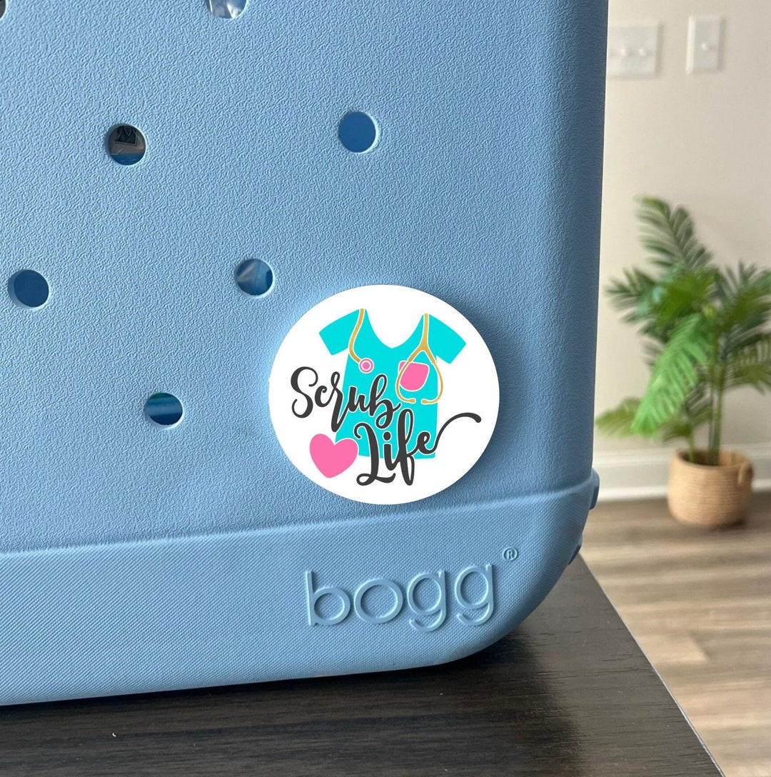 Bogg Bag Scrubs Life Tag | Bogg Bag Bit Gift for Nurses | Nurse Tags - Etsy