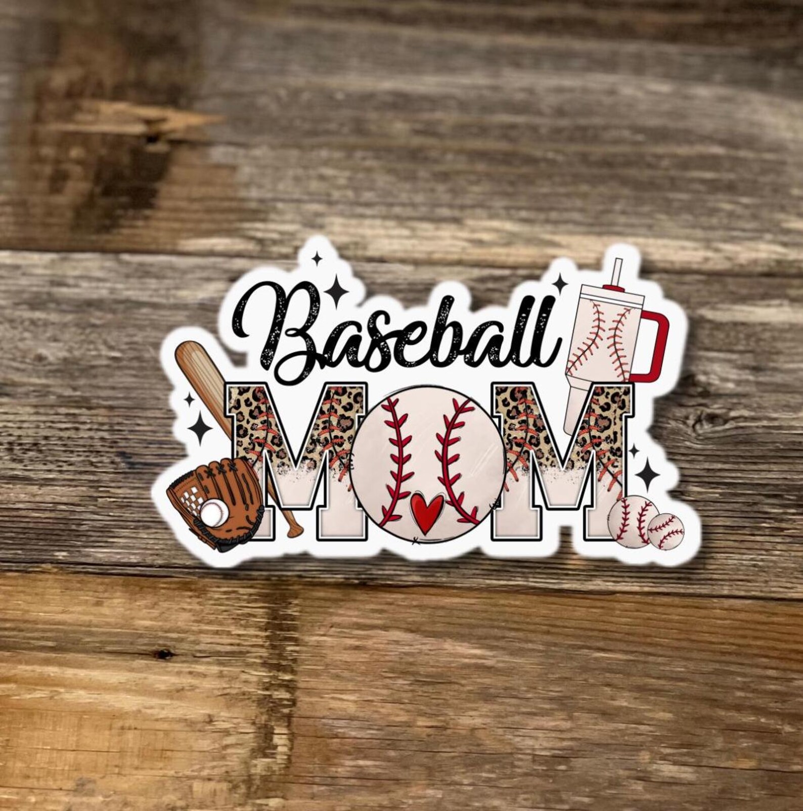 Leopard Print Baseball Mom Bogg Bag Tag: 3D Printed PLA Decor - Etsy