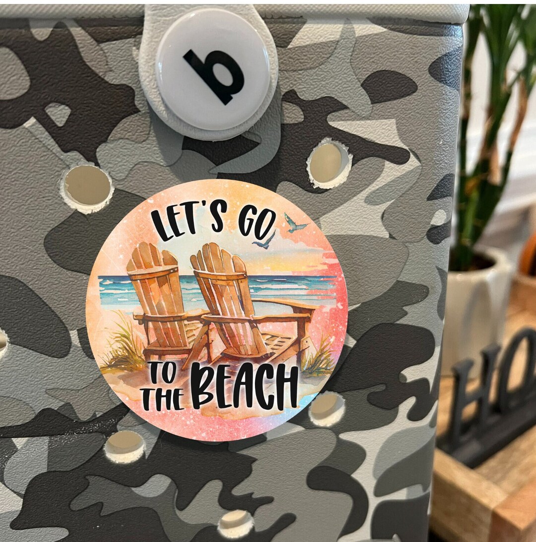 Beach Bogg Bag Tag: Custom Summer Theme - Etsy