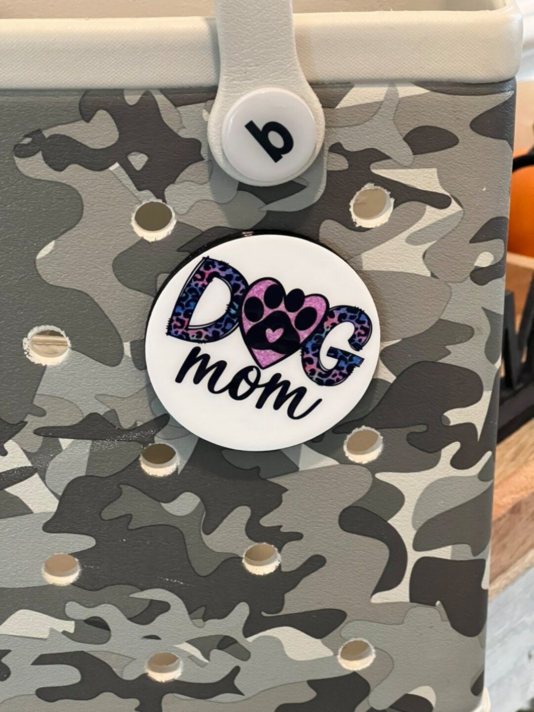 Dog Mom Bogg Bag Charm: 3D Printed Waterproof Tag - Etsy