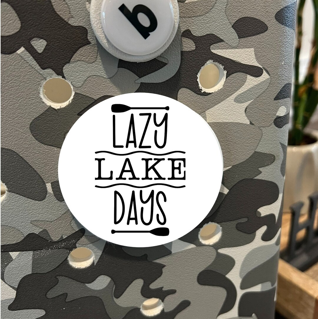 Lazy Lake Days Tag | Lake Bogg Bag Charm | Lake Lover Gift - Etsy