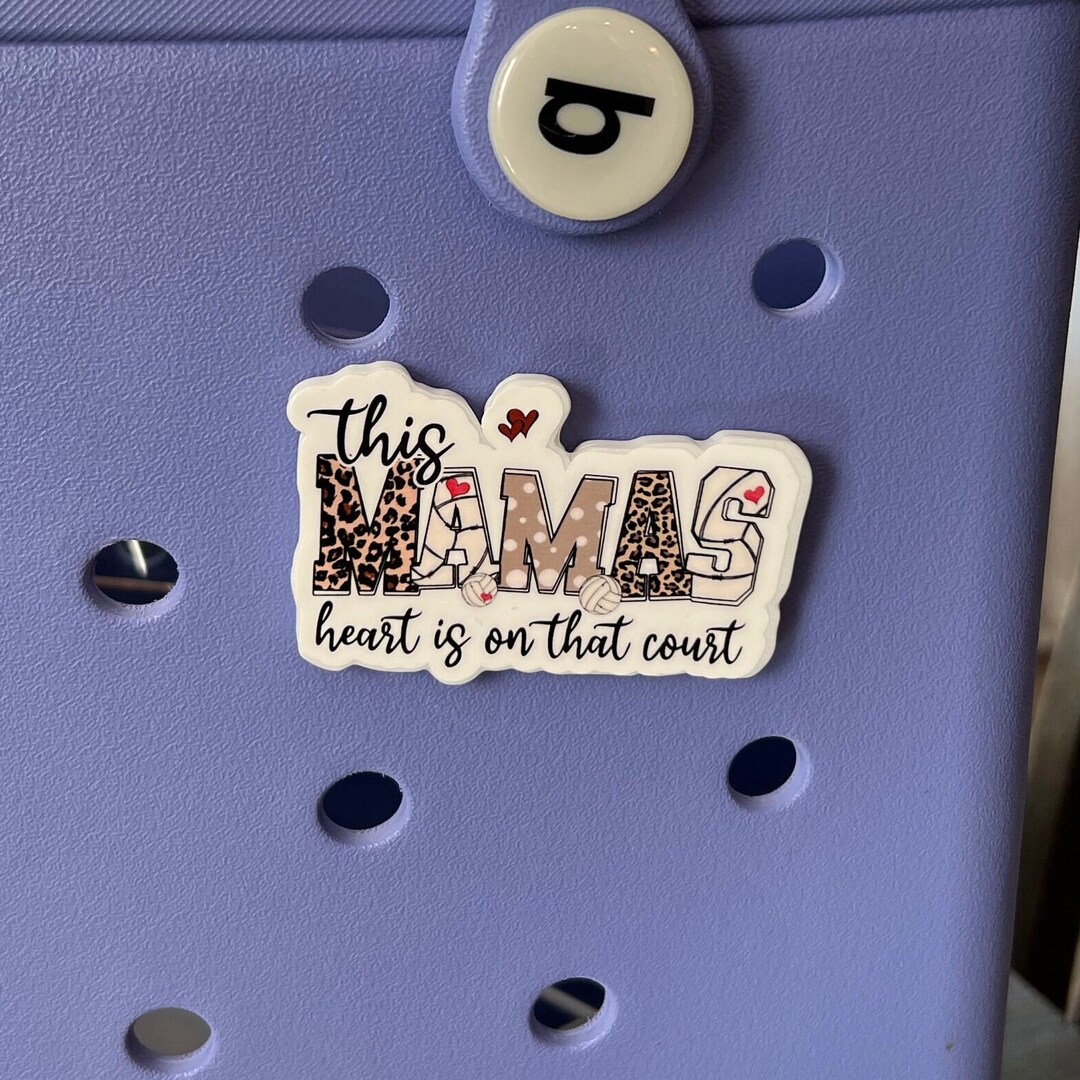 Volleyball Mama Bag Tag | Custom Bogg Bag Charm | Gift for Sports Moms ...