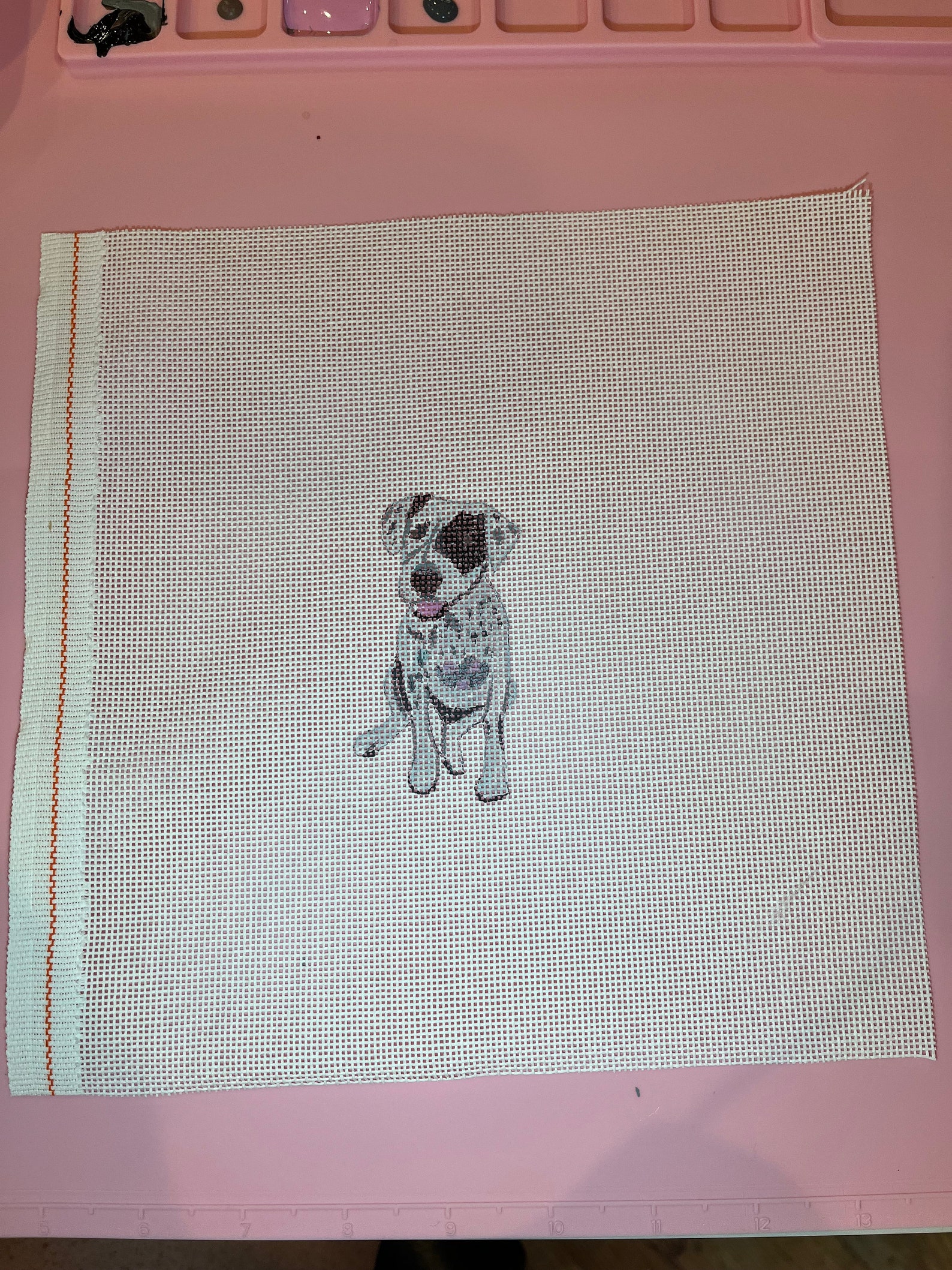 Custom Dog Needlepoint Canvas - Etsy