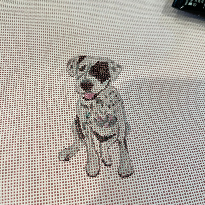 Dog Needlepoint - Etsy
