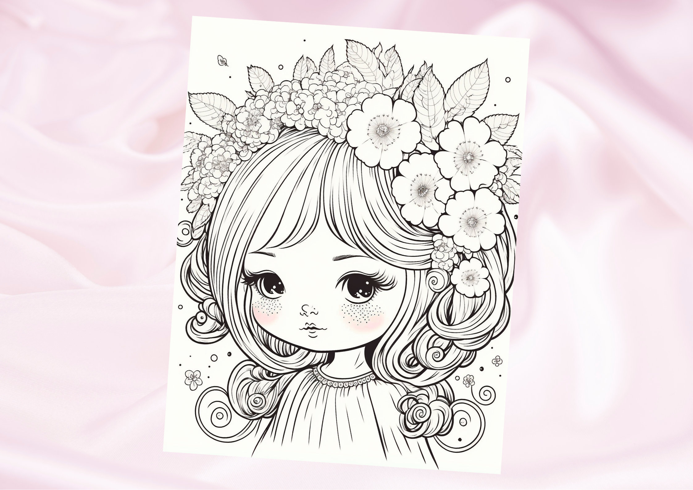Cute Girls Coloring Pages Awesome Princess Coloring Book - Etsy