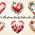 Victorian Christmas Clipart, Watercolor Vintage Christmas High Quality ...