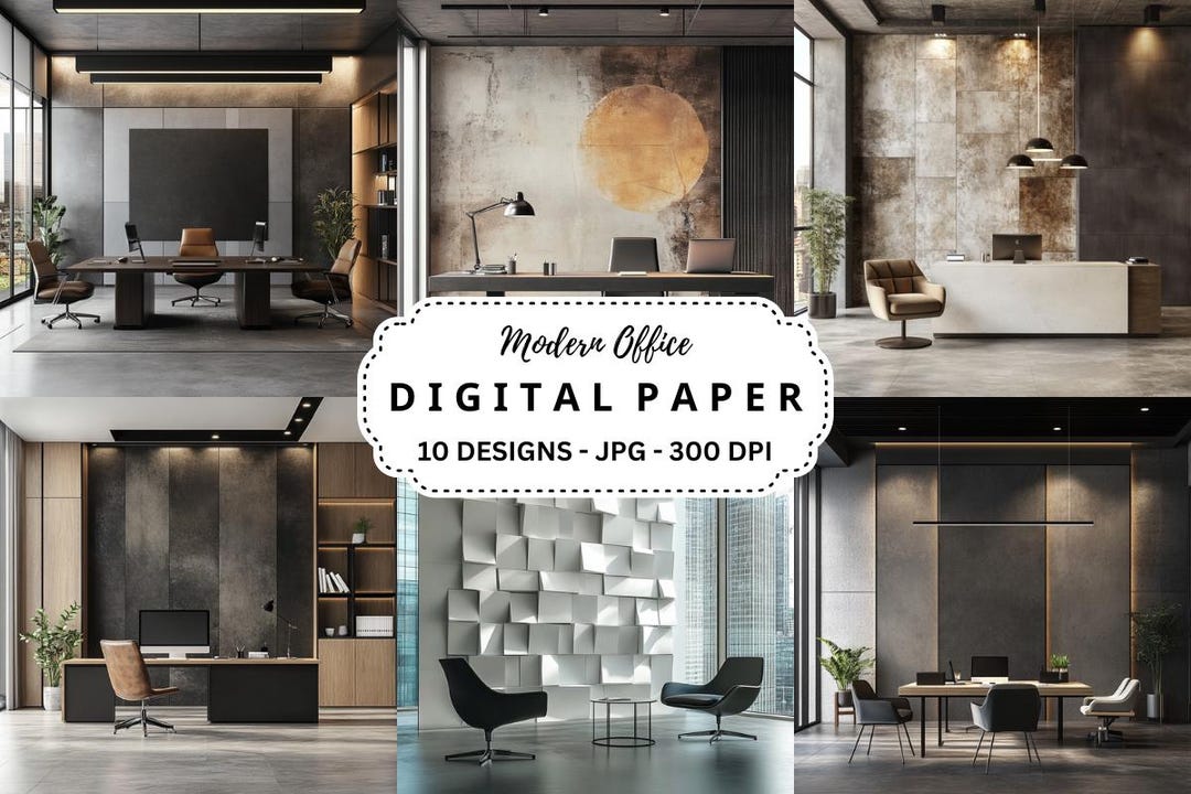Modern Office Images Bundle, 10 High Quality Jpgs Photography Backdrops ...