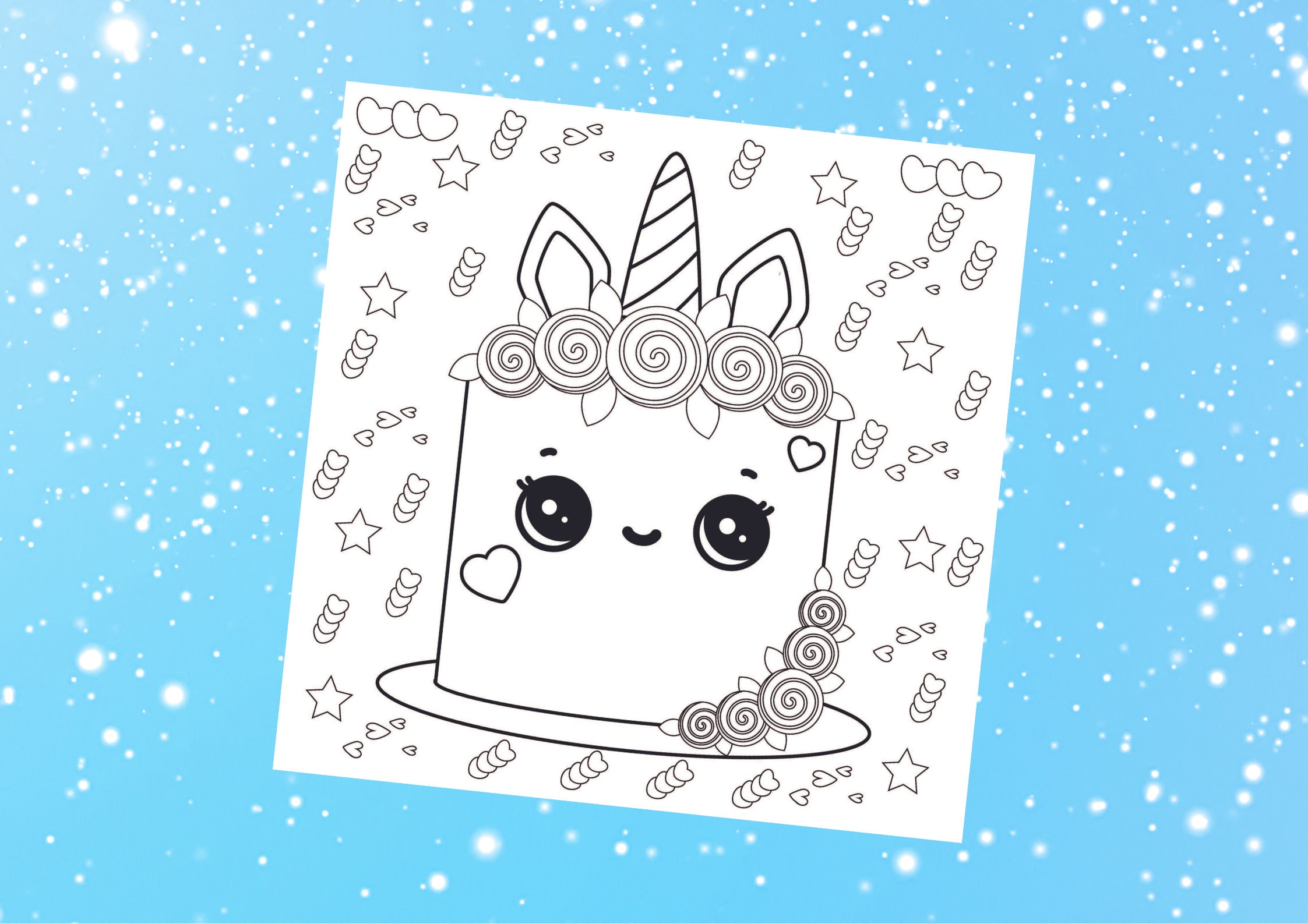 Adorable Things Coloring Pages for Kids Toddlers Boys and - Etsy