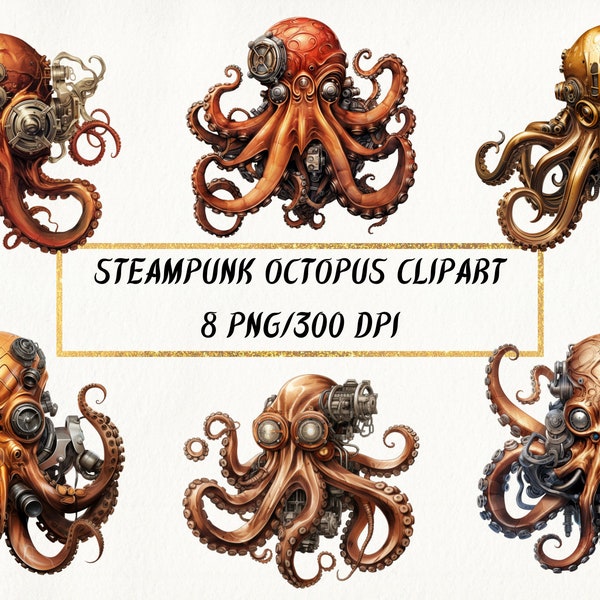 Steampunk Octopus - Etsy