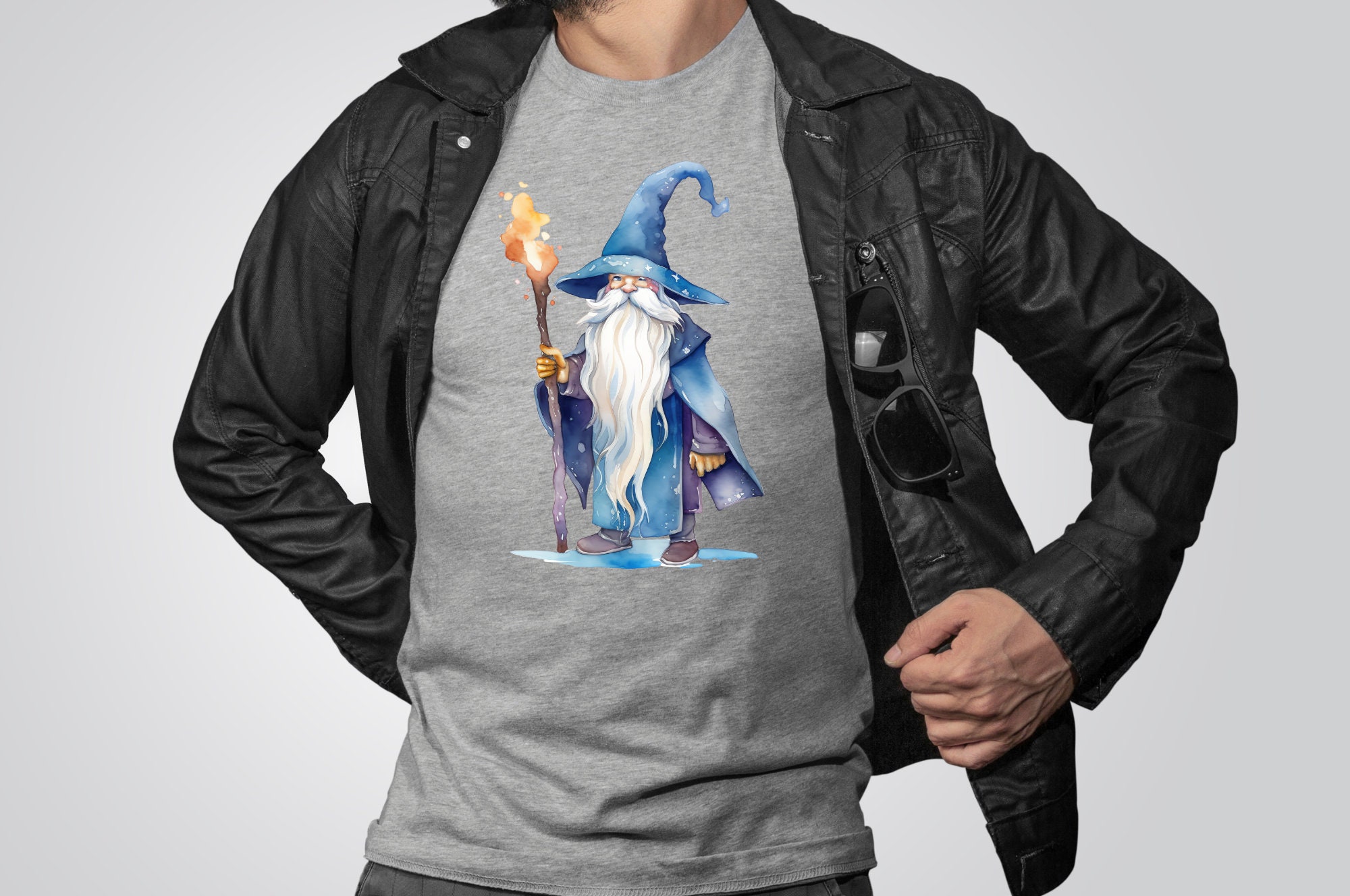 Watercolor Wizard Clipart Set: 5 Magic PNG Images (digital Download) - Etsy