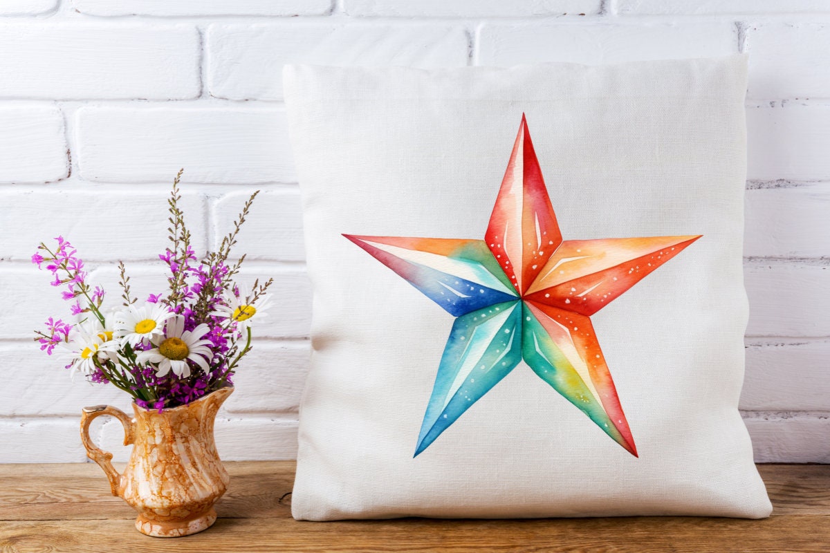 Filipino Christmas Stars Clipart Parol Star Watercolor PNG - Etsy Canada