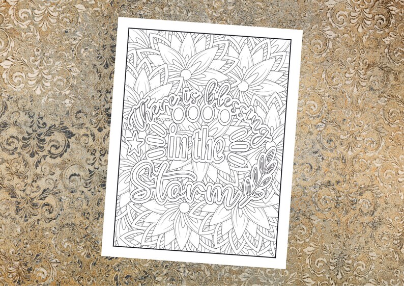 Religious Quotes Coloring Pages 40 Printable Pages Simple - Etsy