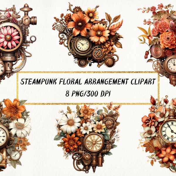 Steampunk Flower Arrangement - Etsy