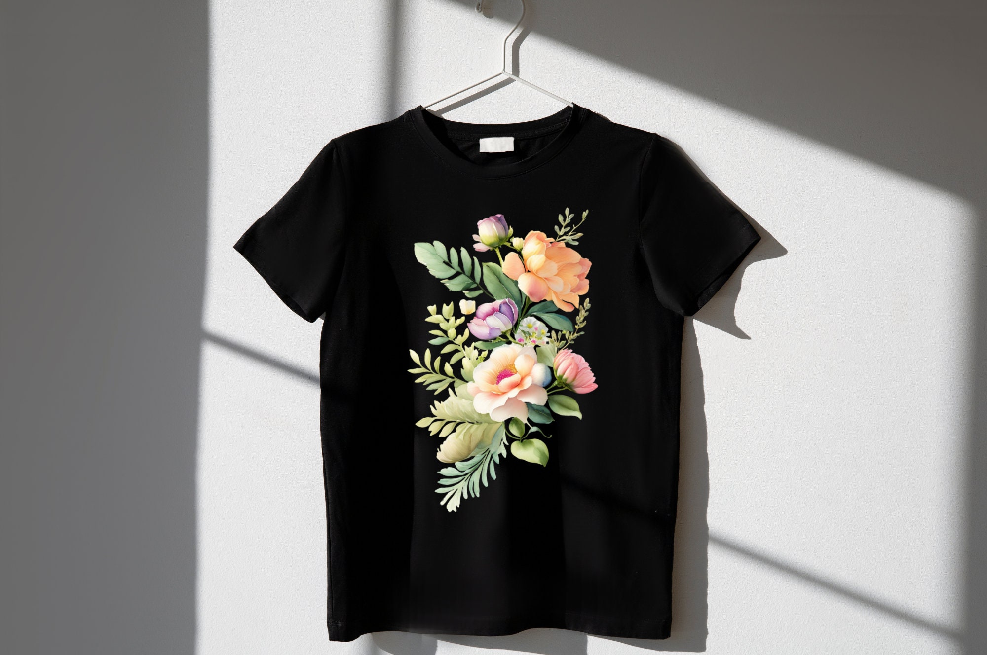 Watercolor Spring Bouquet Clipart Bundle Watercolor Flowers - Etsy