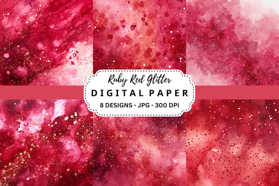 Sparkle and Shine With a Ruby Red Glitter Background, Perfect for ...