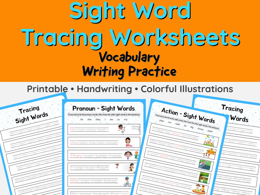 Sight Word Tracing Practice Worksheets Printable Educational Etsy sight-word-tracing-practice-worksheets-printable-educational-etsy