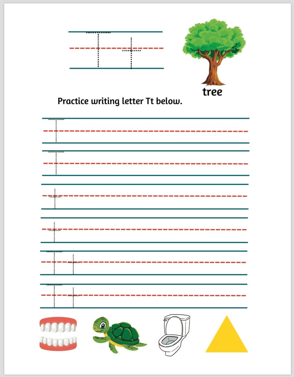 26 Printable Alphabet Tracing Worksheets - Handwriting Practice ...