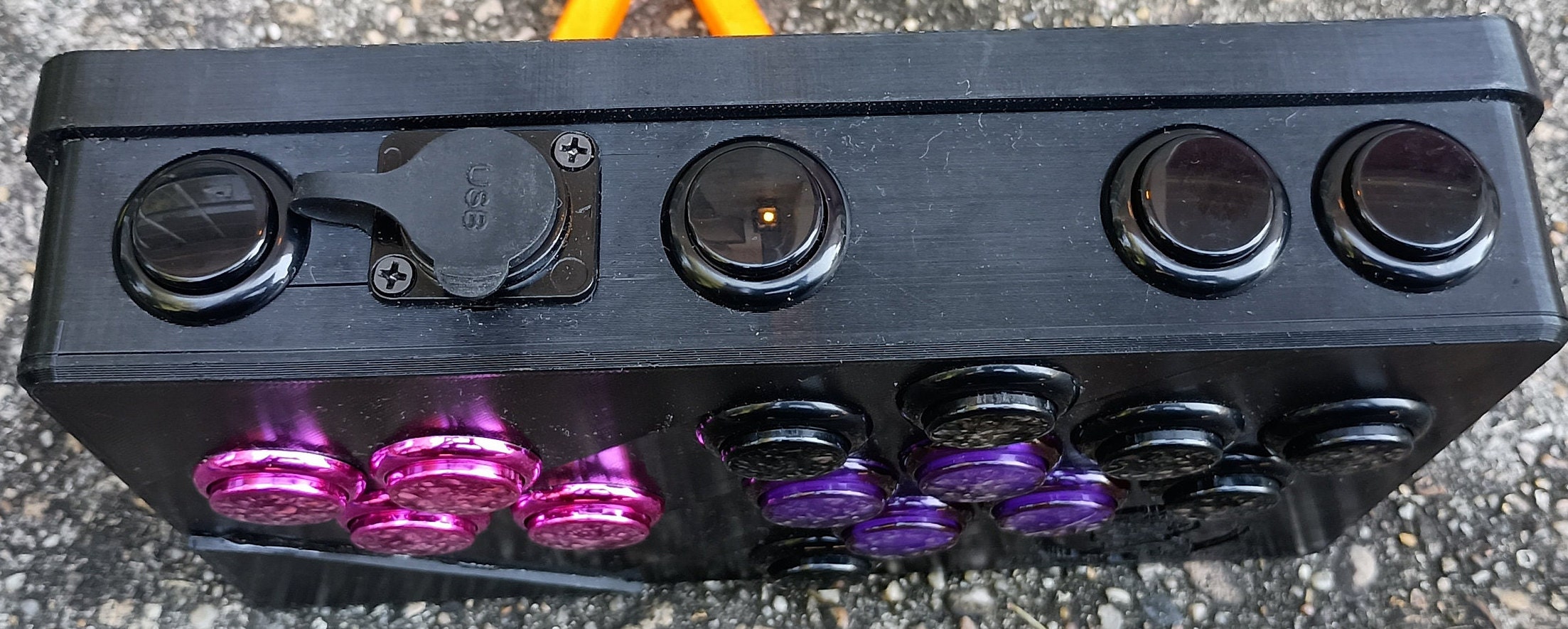 Ready-to-use 3d-printed "the Lazy Box" Arcade Controller Fighting Games ...
