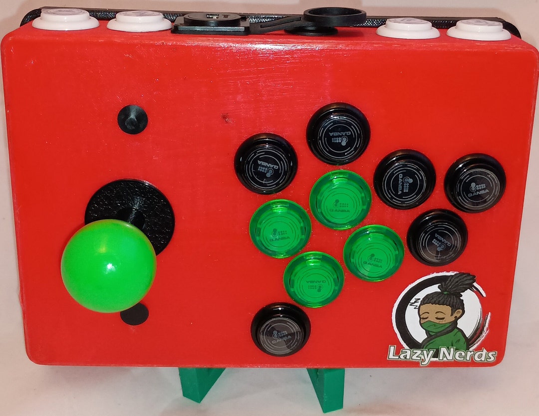 Ready-to-use 3d-printed "the Lazy Joystick" Sanwa JLF Joystick Arcade ...