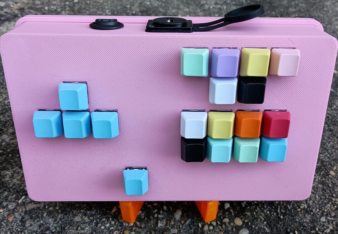 Ready-to-use 3d-printed WASD Hitbox Layout Arcade Controller With ...