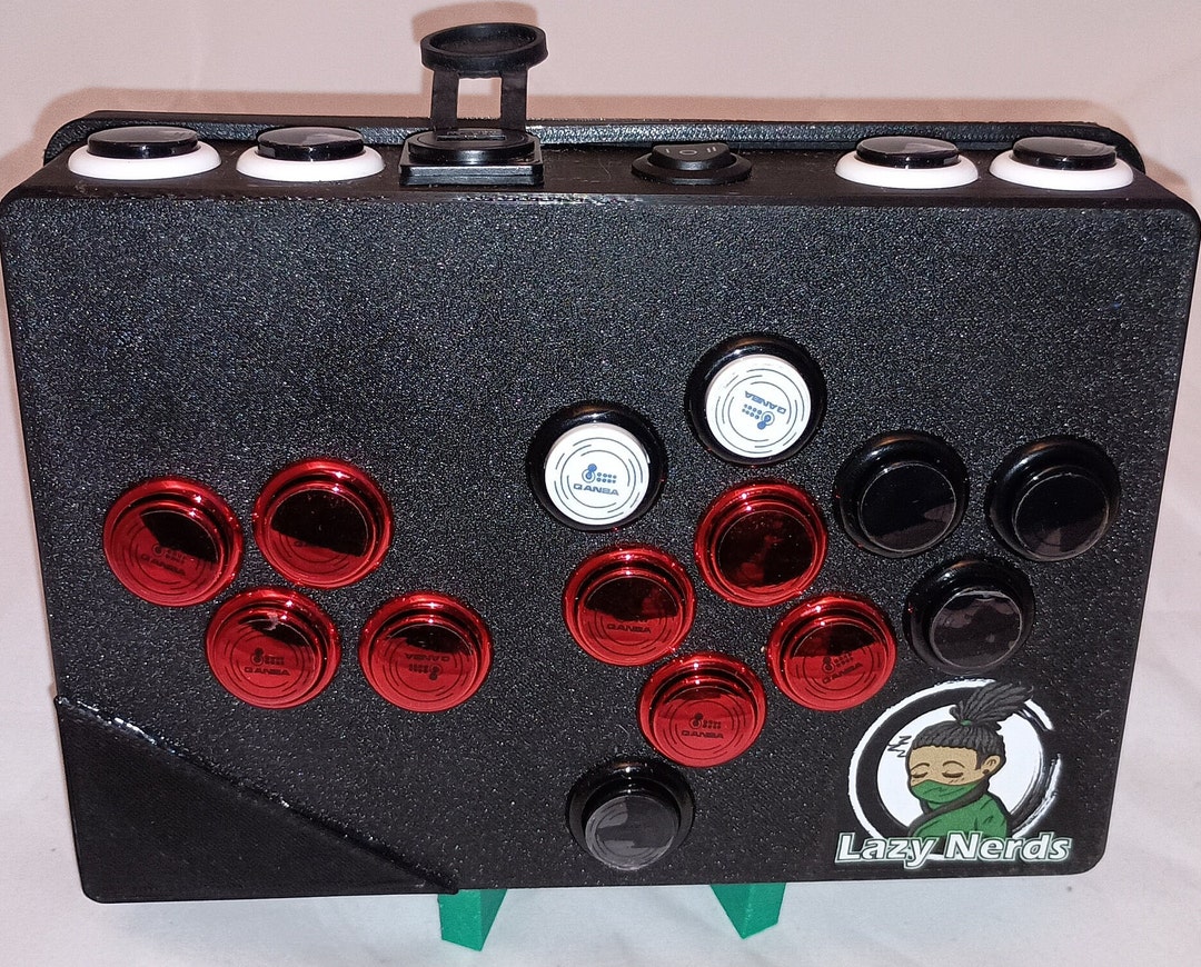 Ready-to-use 3d-printed "the Lazy Box" Lever-less Arcade Controller ...