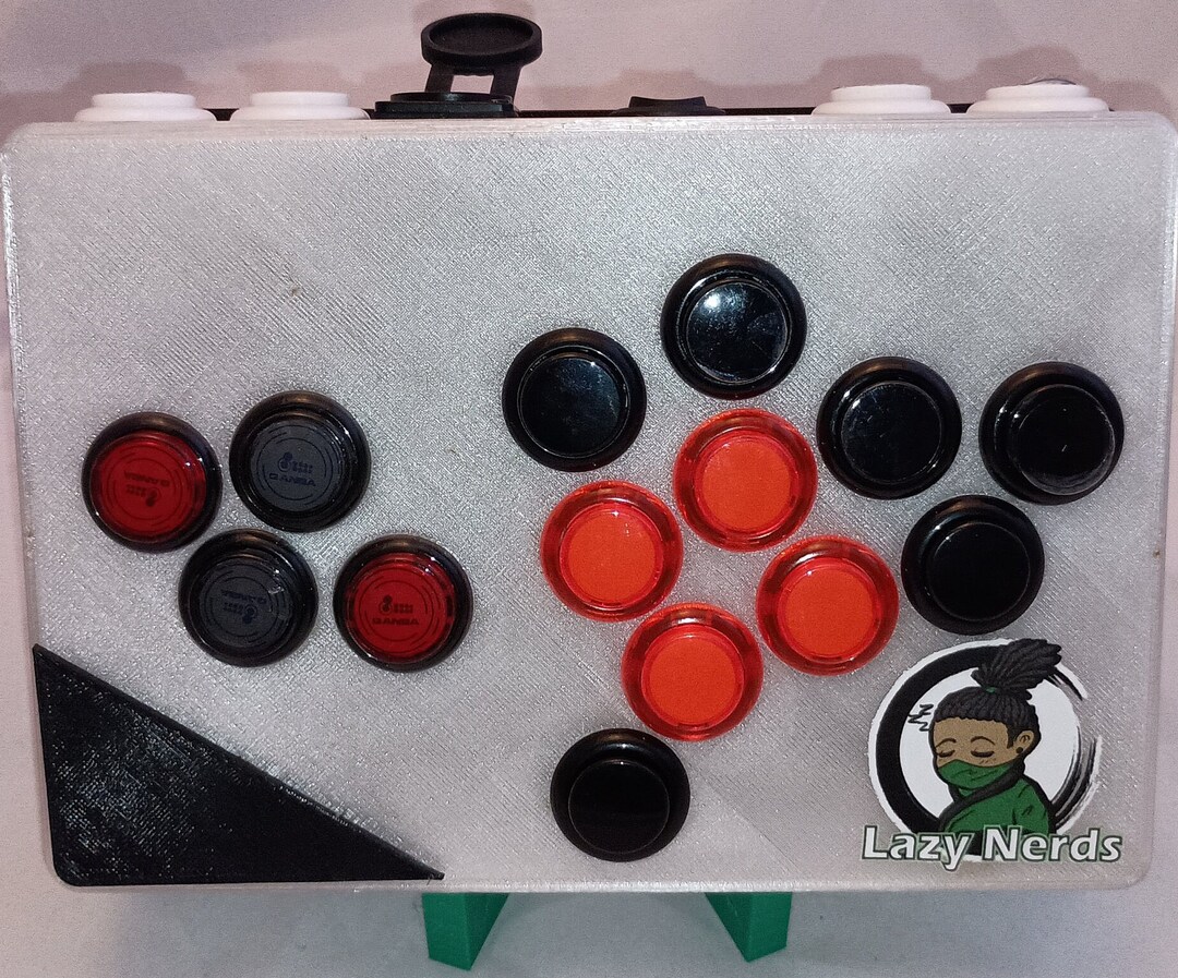Ready-to-use 3d-printed "the Lazy Box" Lever-less Arcade Controller ...