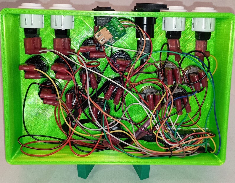 Ready-to-use 3d-printed "the Lazy Box" Lever-less Arcade Controller ...