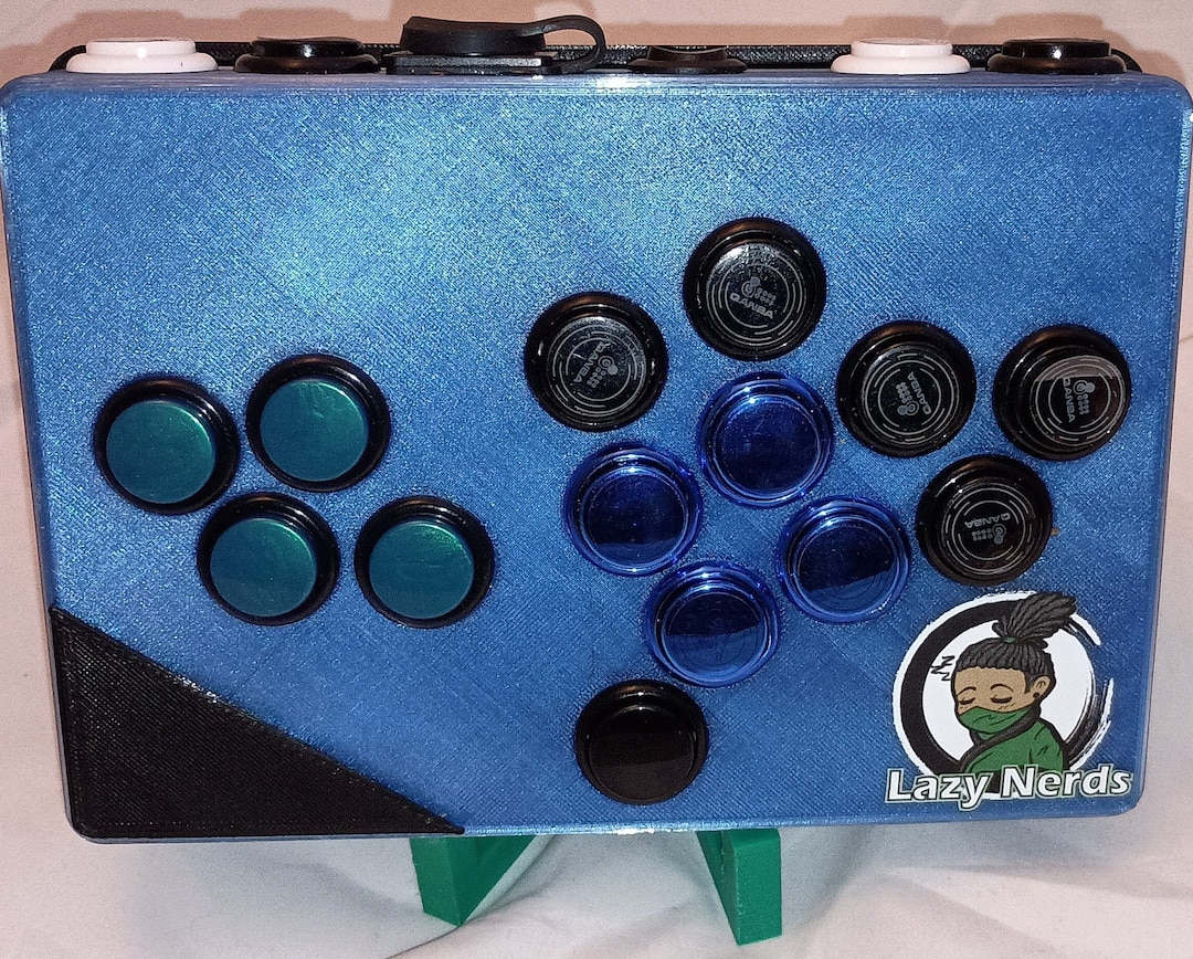 Ready-to-use 3d-printed "the Lazy Box" Lever-less Arcade Controller ...
