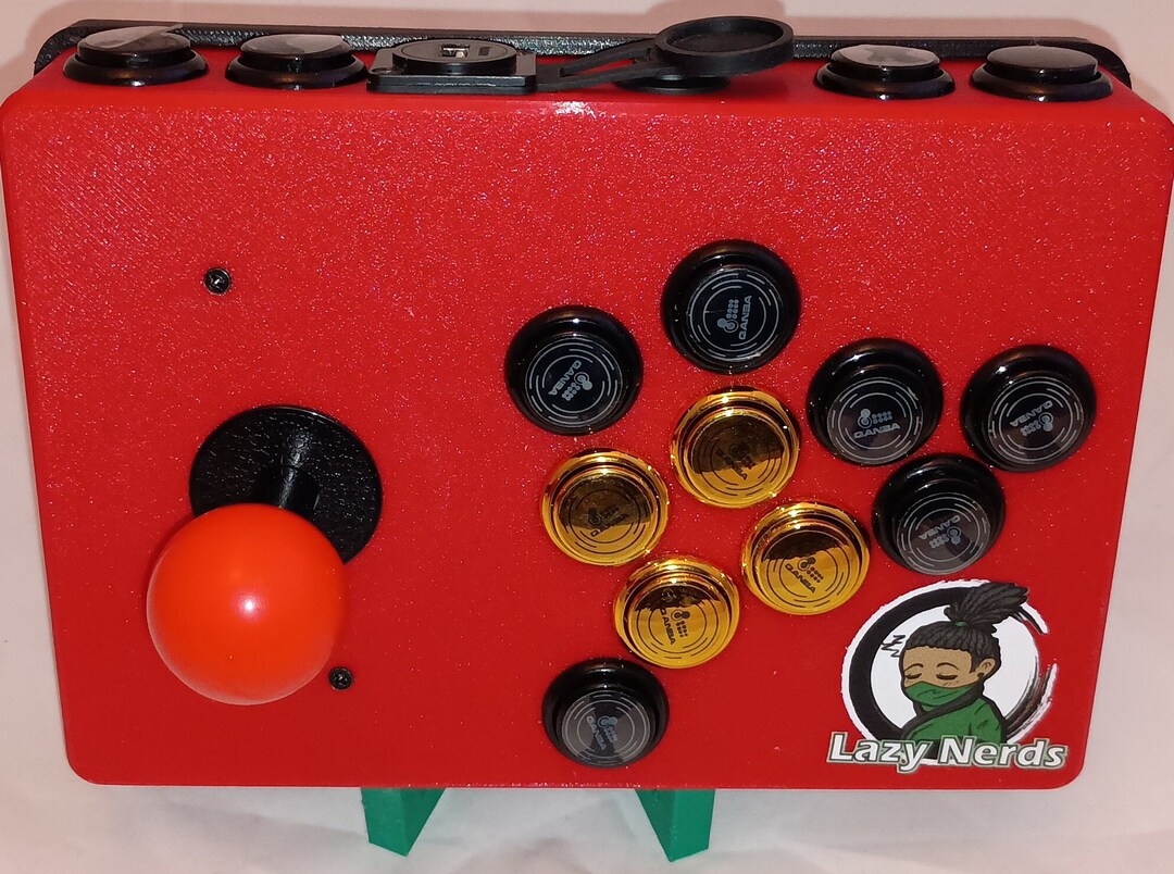 Ready-to-use 3d-printed "the Lazy Joystick" Sanwa JLF Joystick Arcade ...