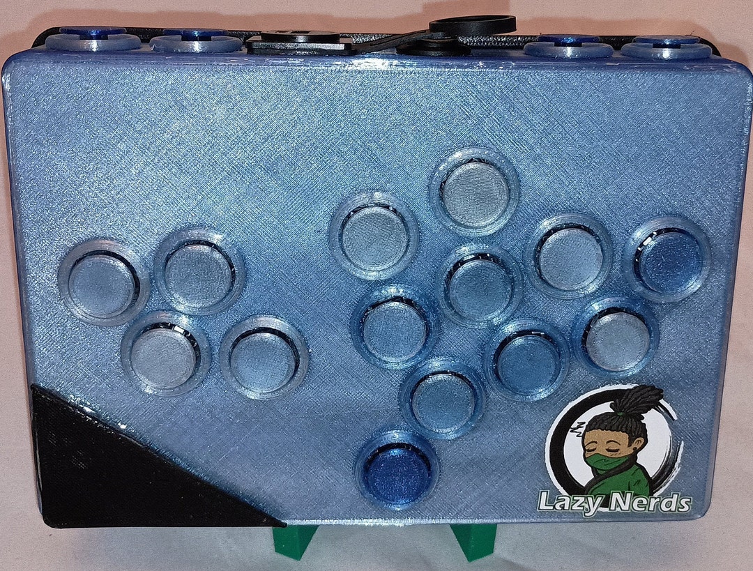 Ready-to-use 3d-printed "the Lazy Box" Arcade Controller Fighting Games ...