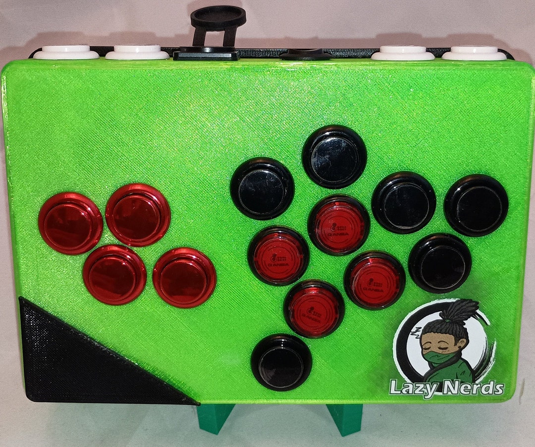 Ready-to-use 3d-printed "the Lazy Box" Lever-less Arcade Controller ...