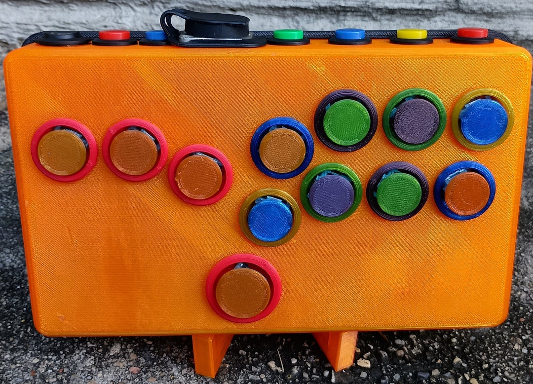 Ready-to-use 3d-printed Hitbox Layout Arcade Controller With Cherry MX ...