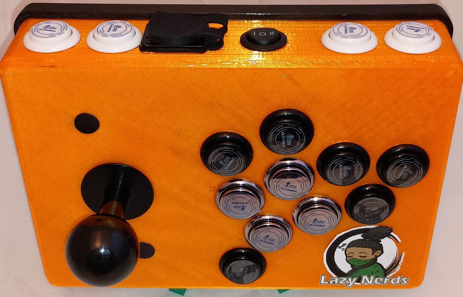 Ready-to-use 3d-printed "the Lazy Joystick" Sanwa JLF Joystick Arcade ...