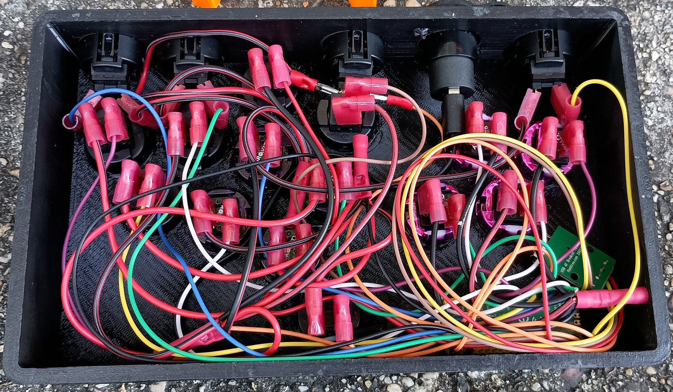 Ready-to-use 3d-printed "the Lazy Box" Arcade Controller Fighting Games ...