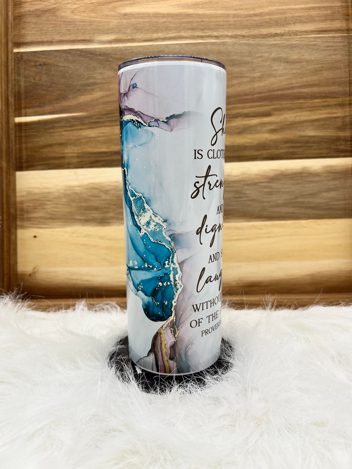 Proverbs 31:25 20oz Tumbler With Straw, Youth Leader Gift, Christian ...