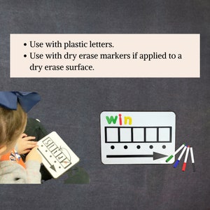 Science of Reading Mat Template Word Mapping Tool Sound Box Mat ...