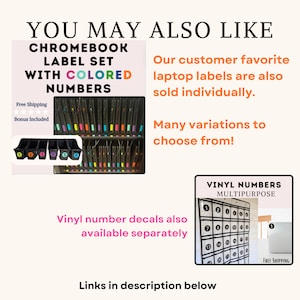 Classroom Chromebook Labels & Headphone Pocket Chart Bundle - Etsy