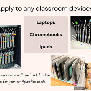 Classroom Laptop Label for Classroom Organization With Color Coded ...