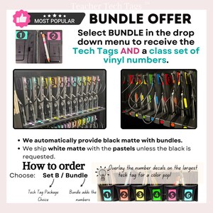 Classroom Laptop Label for Classroom Organization With Color Coded ...