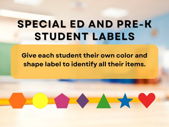 Special Needs Classroom Supplies